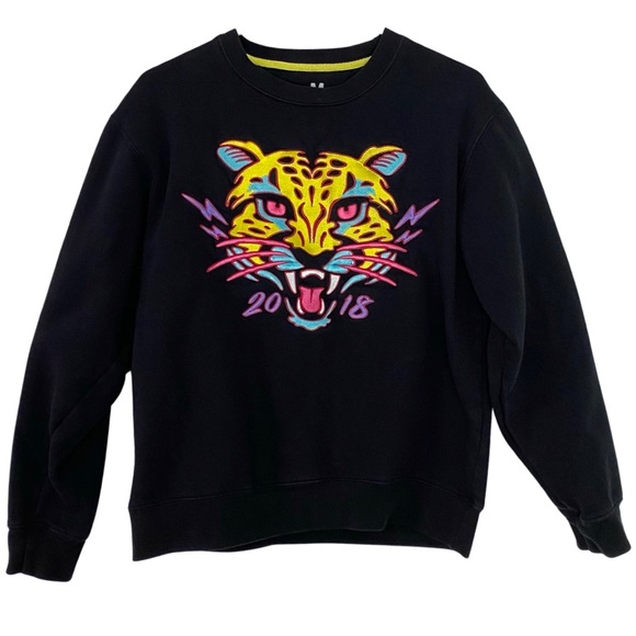 Snap | Tops | Embroidered Tiger Snapchat Logo King By Snap Inc 28 Black ...